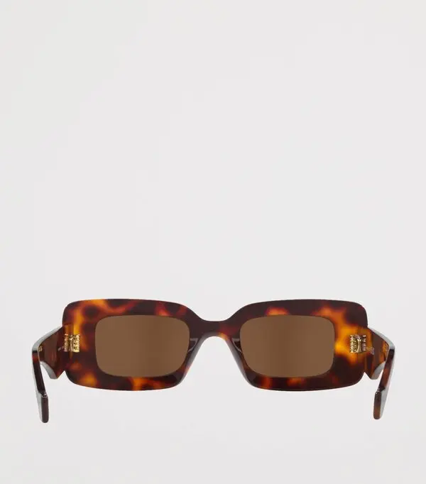 Loewe Rectangular Tortoiseshell Sunglasses - Brown