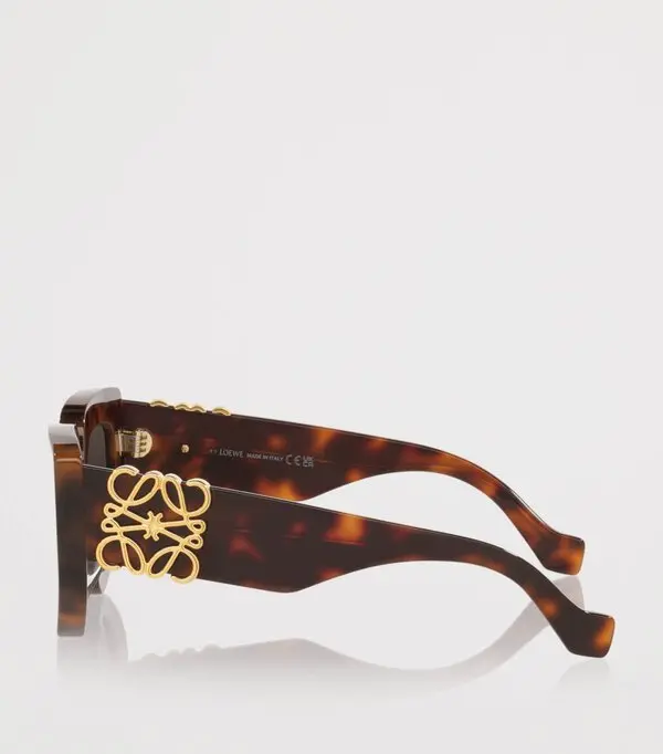 Loewe Anagram Diamond Sunglasses - Black