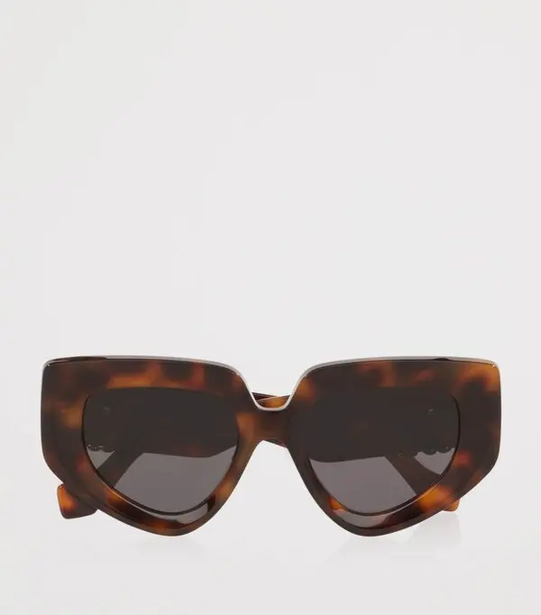 Loewe Anagram Diamond Sunglasses - Black