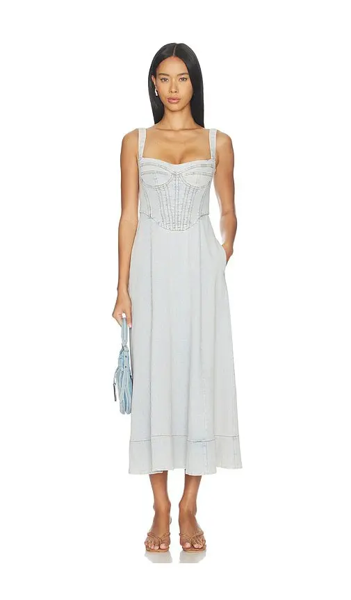 Bardot Lilah Denim Midi Dress
