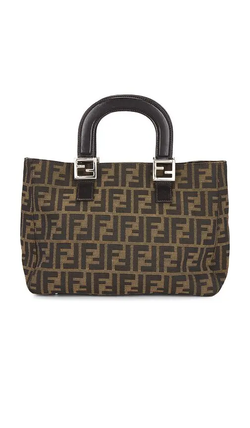 FWRD RENEW Fendi Zucca Monogram Handbag