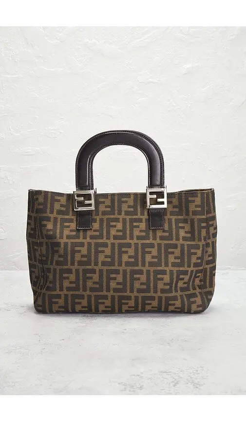 FWRD RENEW Fendi Zucca Monogram Handbag