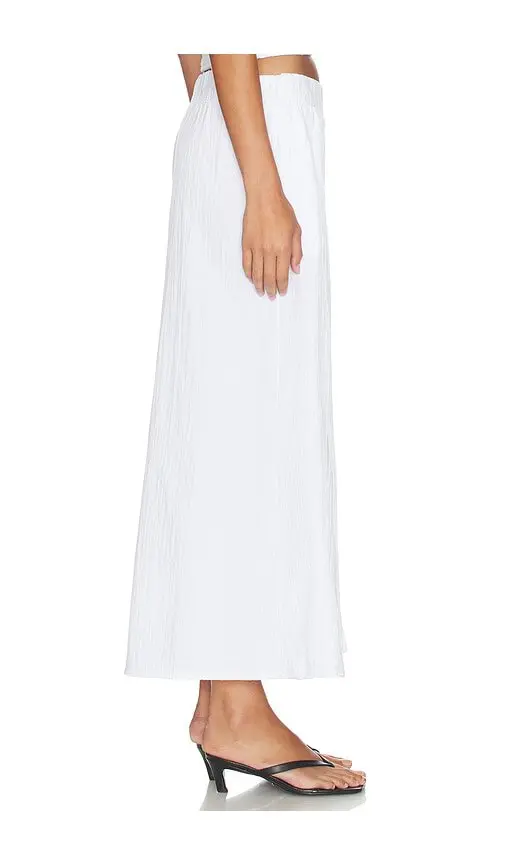 BOBI Split Front Maxi Skirt