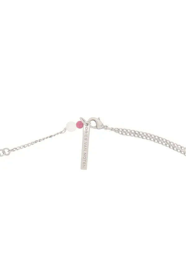 Dries Van Noten Freshwater Pearl And Semiprecious Stone Necklace
