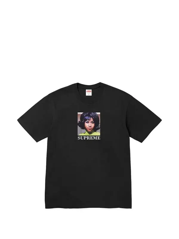 Supreme Aretha Graphic-print T-shirt - Black