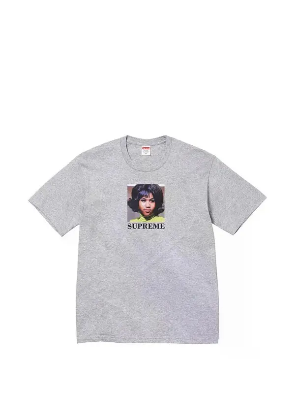 Supreme Aretha Graphic-print T-shirt - Grey