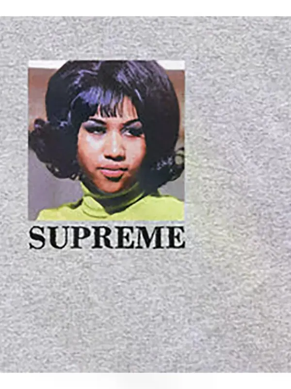 Supreme Aretha Graphic-print T-shirt - Grey