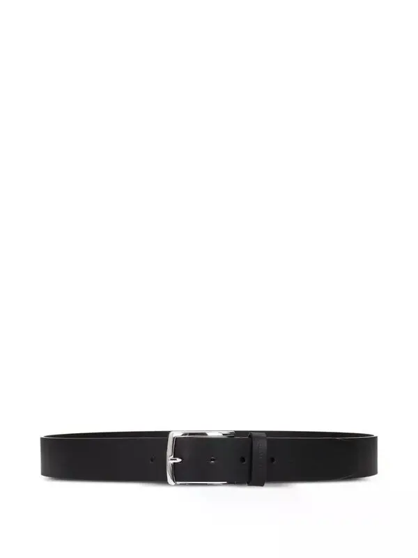 TESTONI A. Buckle-fastening Leather Belt - Black