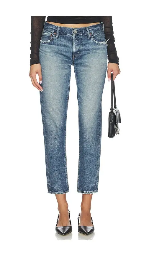 Moussy Vintage Mendon Tapered Jeans - Blue