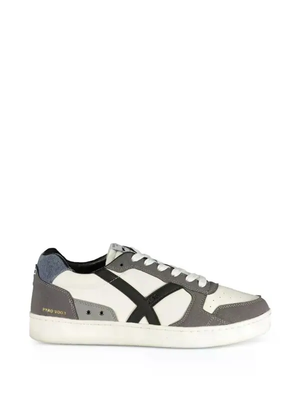GAS Panelled Lace-up Sneakers