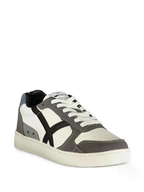 GAS Panelled Lace-up Sneakers