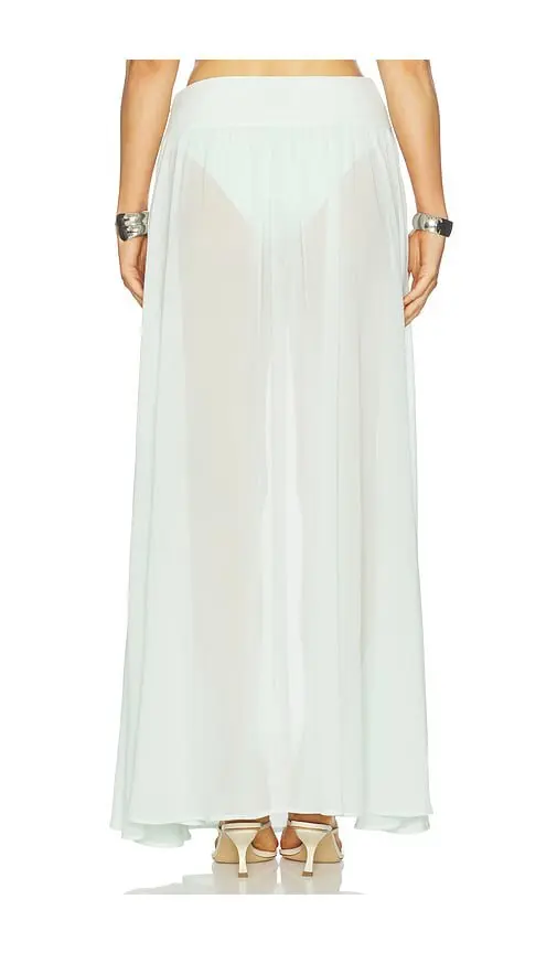 SHANI SHEMER Meadow Maxi Skirt - Blue