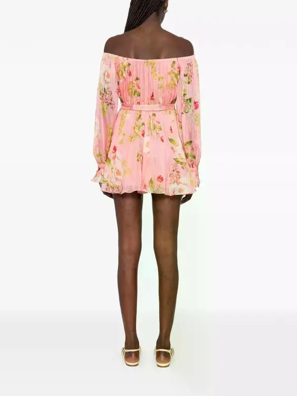 lena pink floral mini dress Lena Corset Mini Dress XL