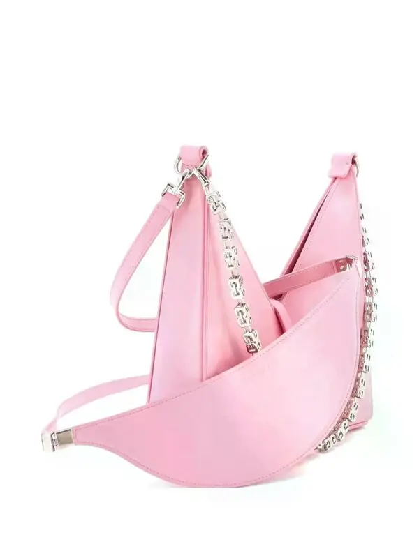 Givenchy Cut Out Leather Mini Crossbody Bag - Pink