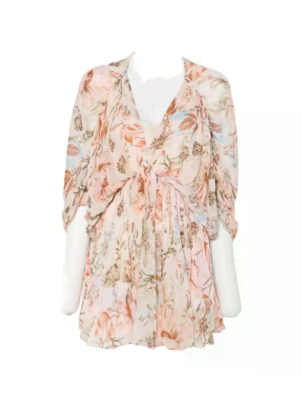 Hemant & Nandita Floral Print Shorts - Pink