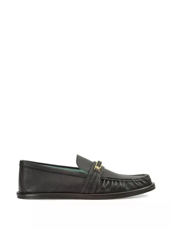 SERGIO ROSSI Bitt Logo-plaque Loafers
