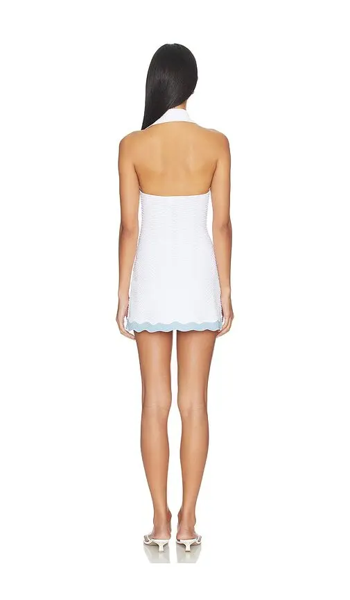 Retrofete Dorianne Ribbed Knit Mini Dress