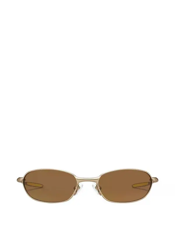 GENTLE MONSTER Oval Frame Sunglasses - Gold