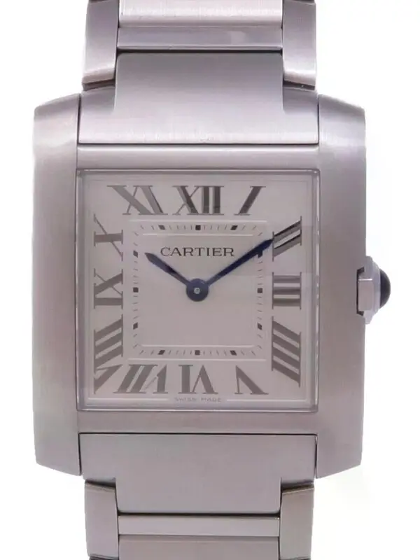 Cartier Tank Française Stainless Steel Quartz Watch