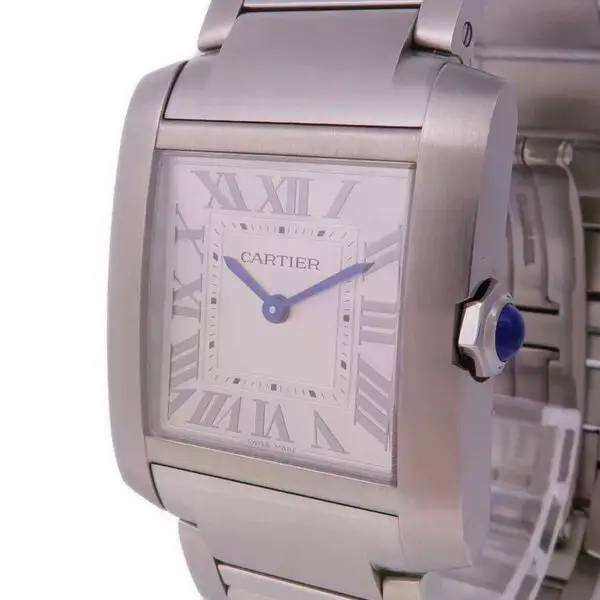 Cartier Tank Française Stainless Steel Quartz Watch