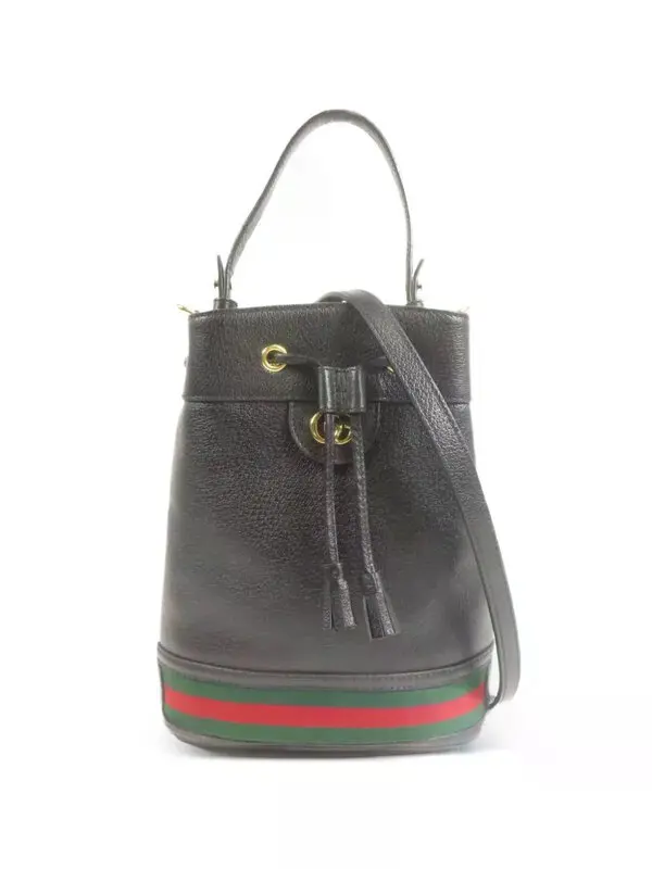 Gucci Gg Web Bucket Bag