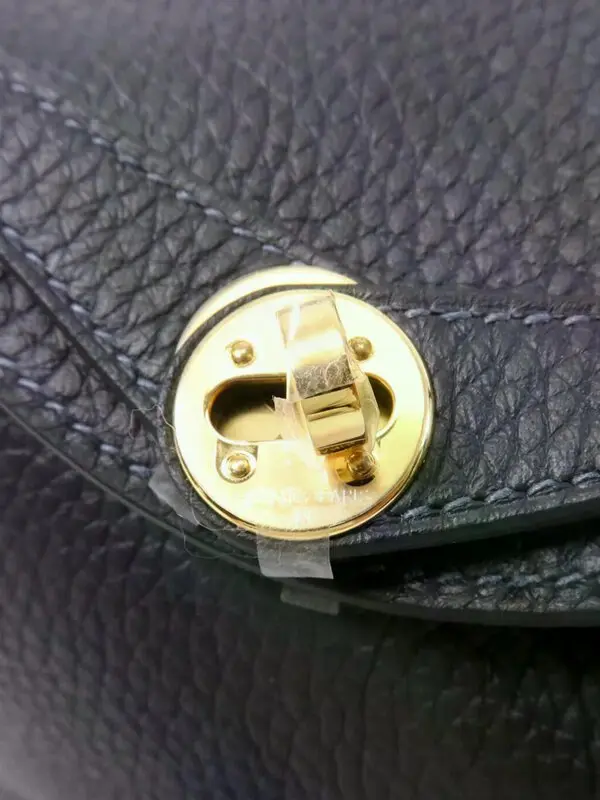 Hermès Mini Lindy Two-way Handbag - Blue