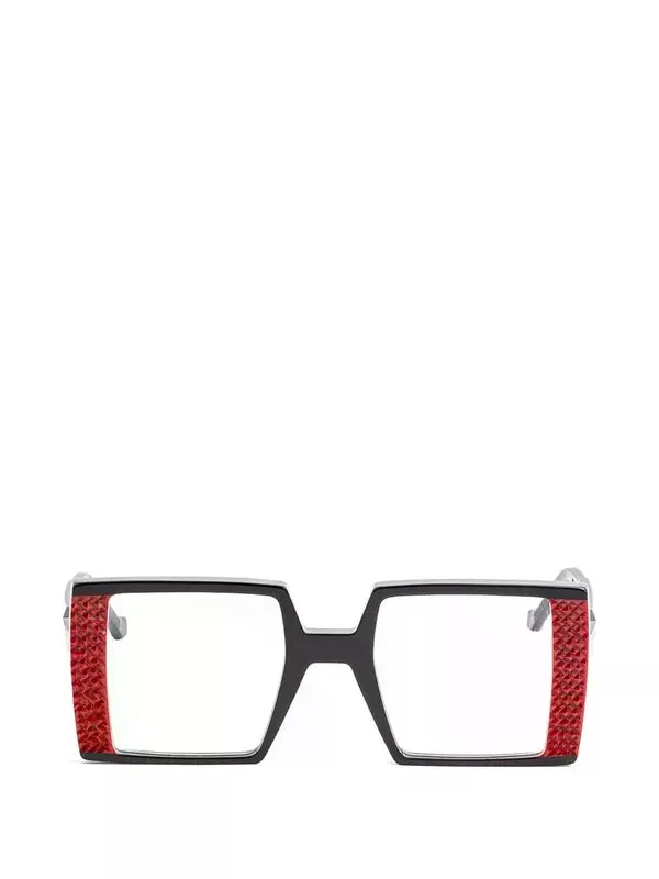 VAVA EYEWEAR Square Frame Eyeglasses - Black