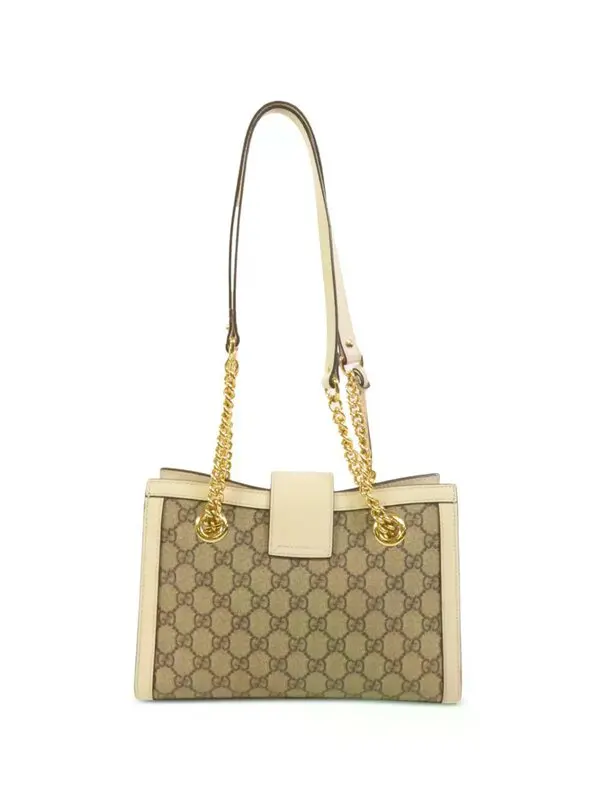 Gucci Padlock Gg Shoulder Bag - Neutrals