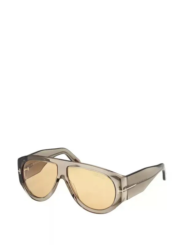 TOM FORD Bronson Aviator Sunglasses - Grey