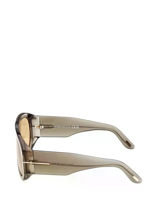 TOM FORD Bronson Aviator Sunglasses - Grey