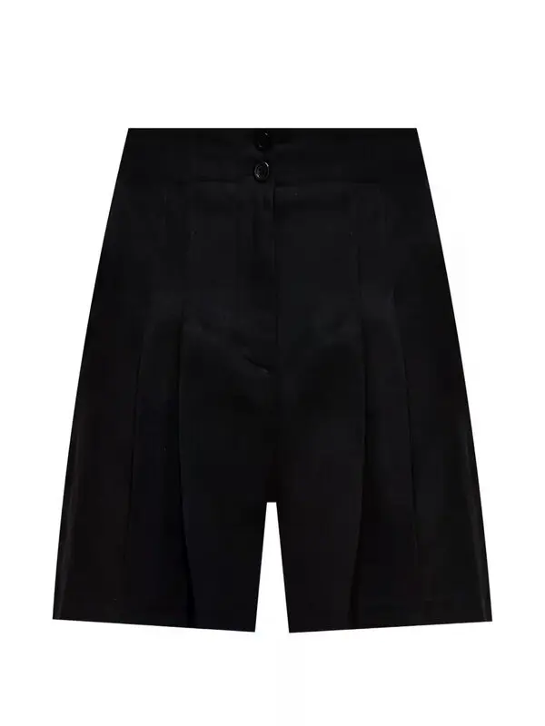 TWINSET Pleated High-waisted Shorts