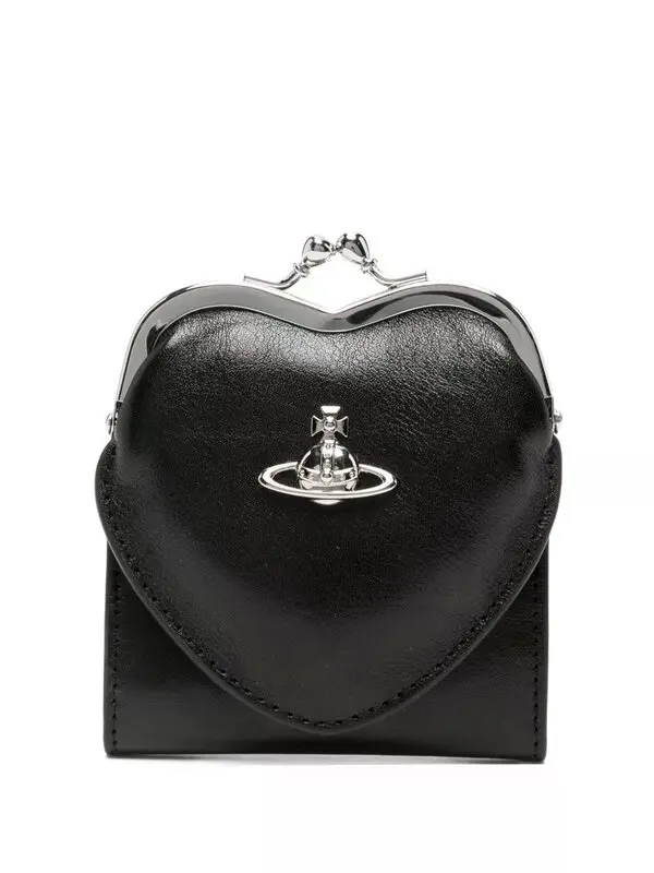 VIVIENNE WESTWOOD Heart-frame Wallet - Black