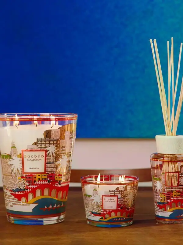 BAOBAB COLLECTION Monac Candle - White