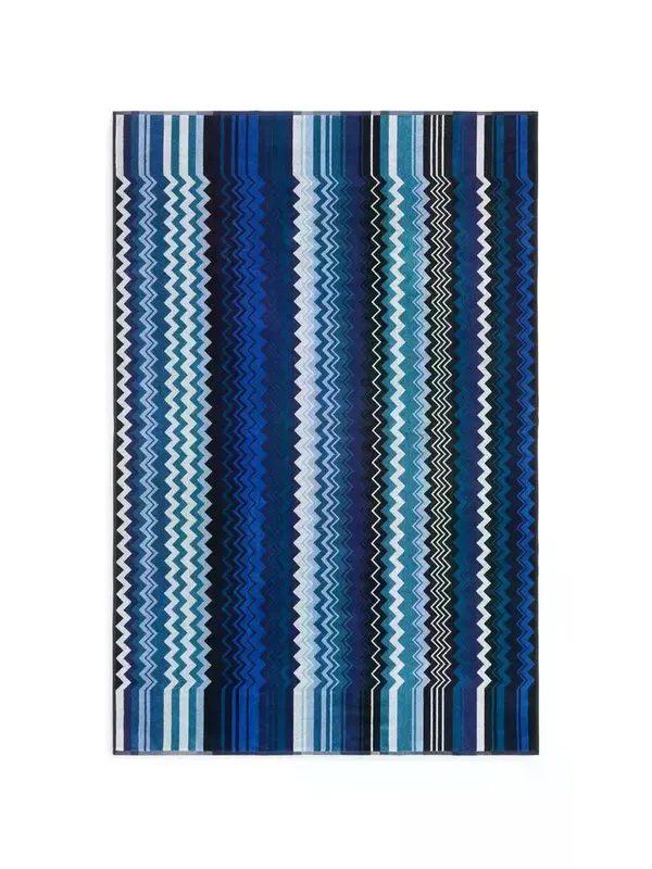 Missoni Giacomo Zig-zag Bath Towel - Blue
