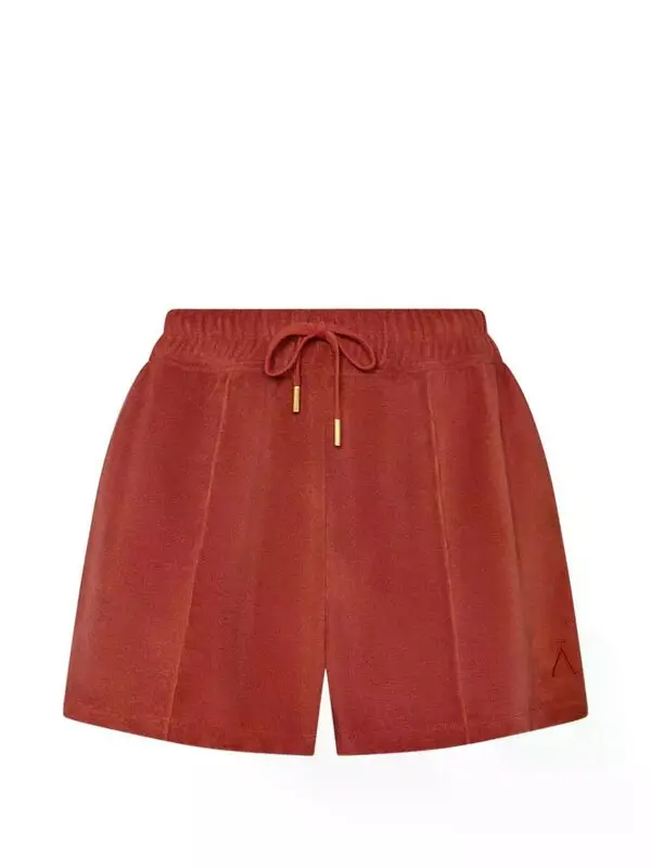 AMAN Terry Cloth Drawstring Shorts