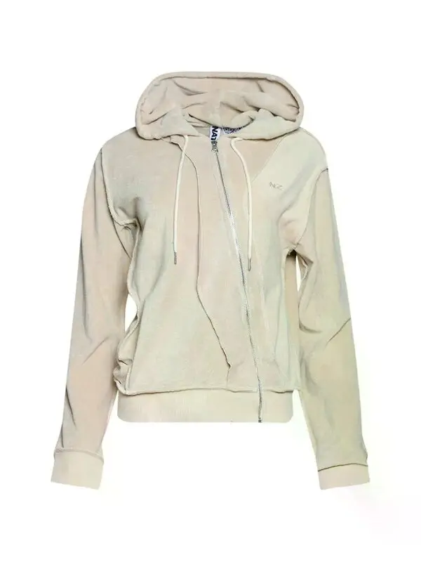 Natasha Zinko Asymmetric Zip Hoodie