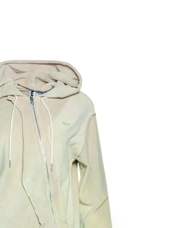 Natasha Zinko Asymmetric Zip Hoodie