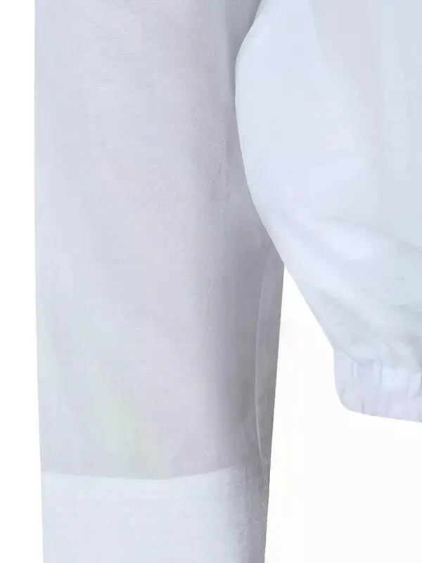 Jacquemus Cotton Hoodie With V-neck And Elasticated Hem
