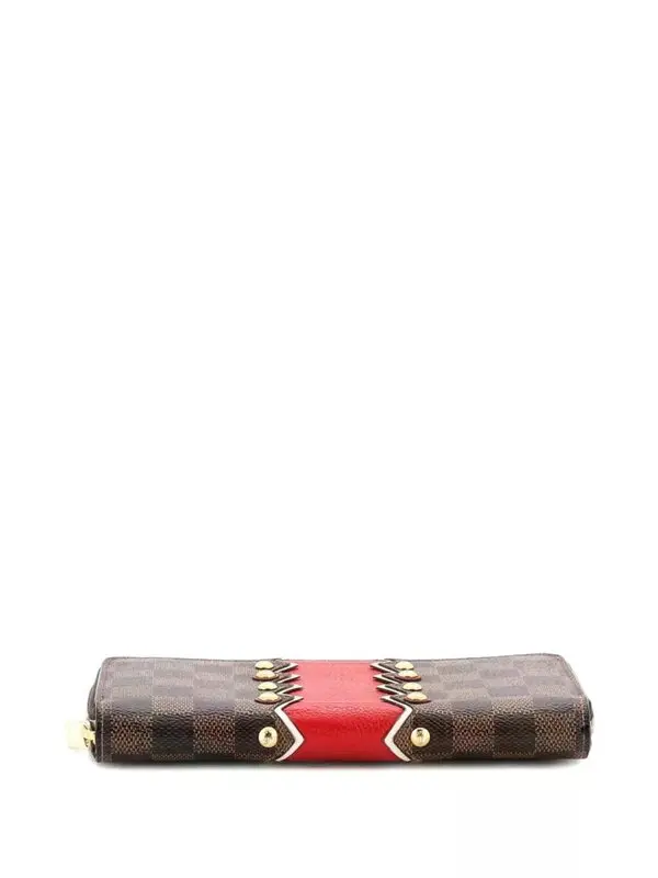 LOUIS VUITTON Zippy Wallet Limited Edition Damier Karakoram Small Wallets - Brown