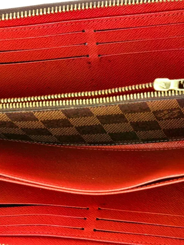 LOUIS VUITTON Zippy Wallet Limited Edition Damier Karakoram Small Wallets - Brown