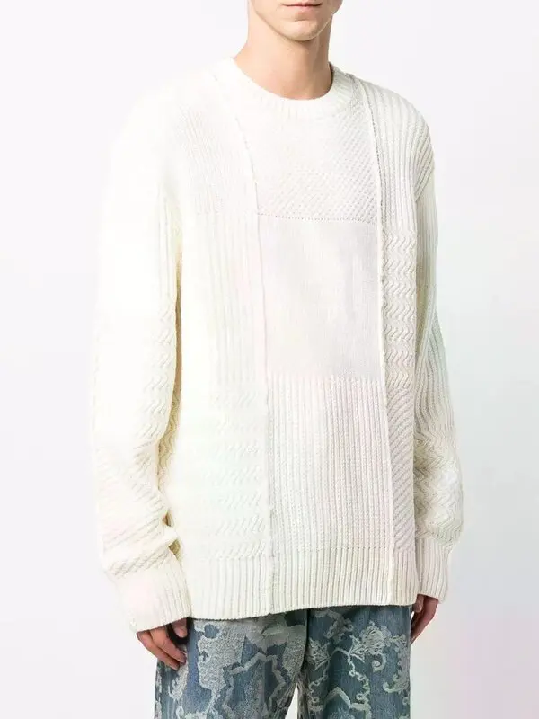 DIESEL® Textured Knit Wool Jumper