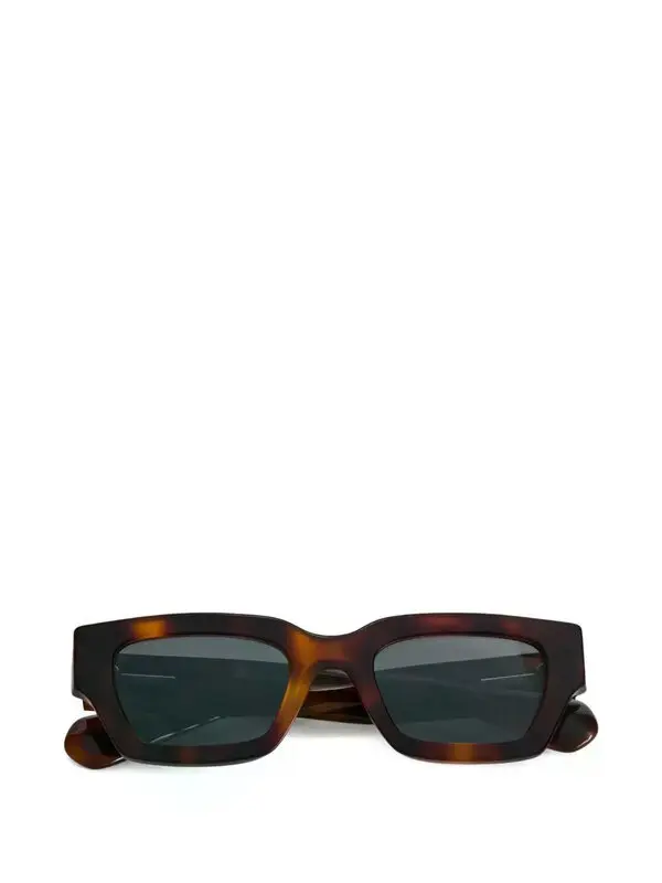 JIL SANDER Rectangular Frame Sunglasses - Brown