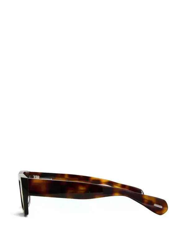 JIL SANDER Rectangular Frame Sunglasses - Brown