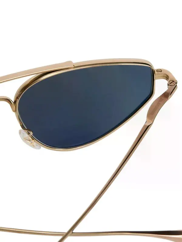 JIL SANDER Pilot Frame Sunglasses - Gold
