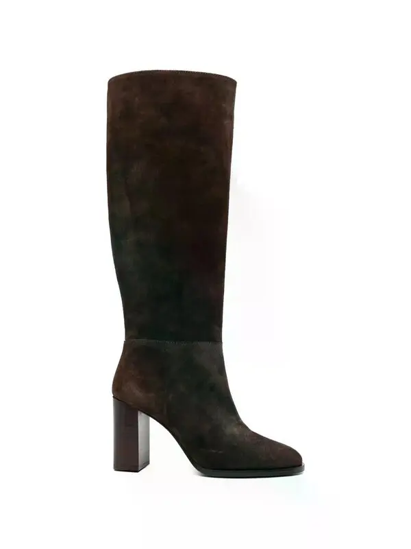 ADRIANNA FERETTI Knee High Block Heel Boots