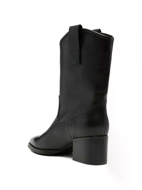 ADRIANNA FERETTI Adrianna Ferretti Topstitched Western-style Boots