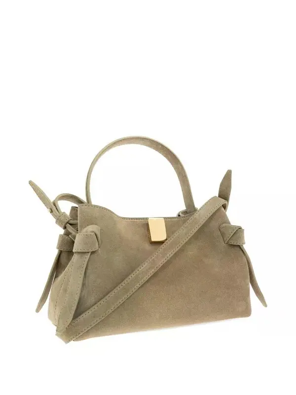 Yuzefi Mini Gyoza Suede Tote Bag - Green