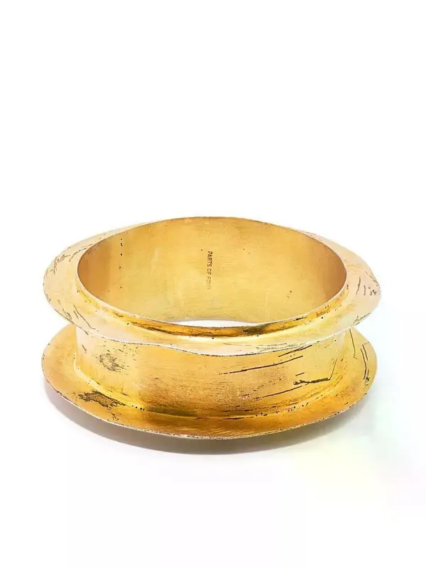PARTS OF FOUR Polished Portal Bangle - Gold