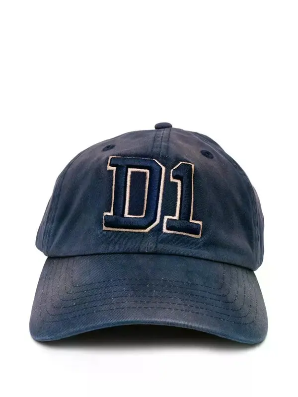 D1 MILANO Logo Embroidered Baseball Cap - Blue
