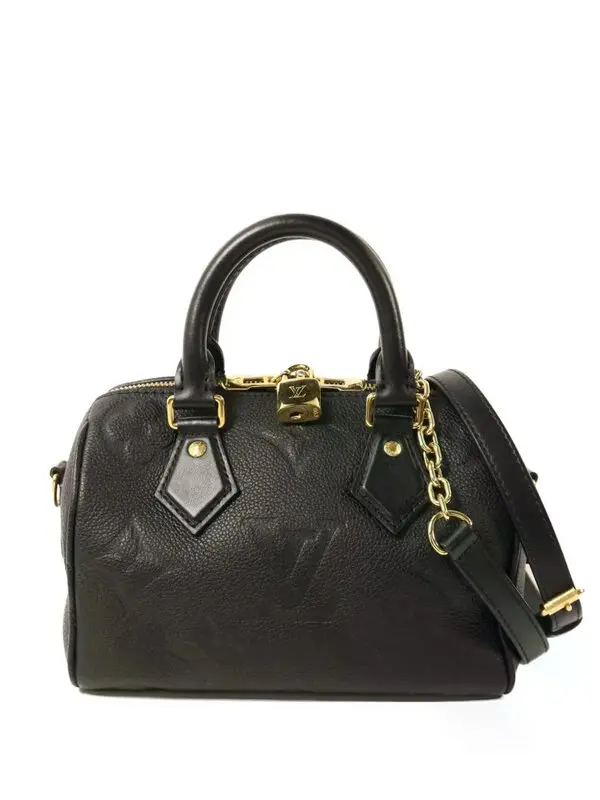 LOUIS VUITTON Monogram Empreinte Speedy Bandouliere Tote Bag